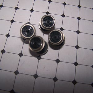 Model Railway, Wheels, OO Gauge Wheels , Quantity 4, 14 Mm Diameter ...