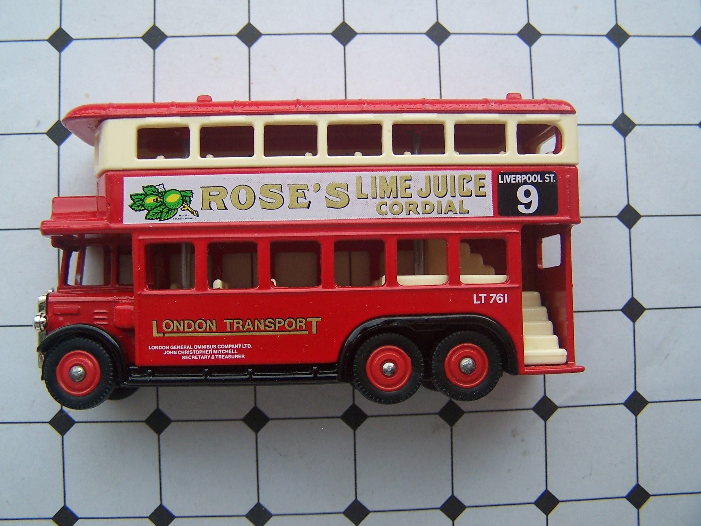Lledo Bus AEC Renown Double Decker Rose's Lime Juice - Etsy