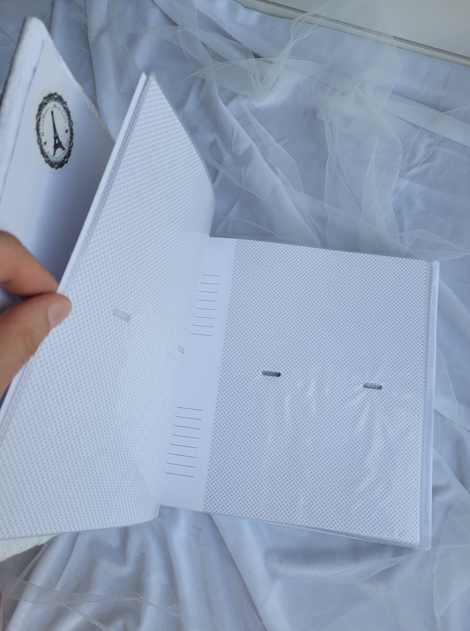 White Wedding Album Personalized Photo Album Memory Book - Etsy