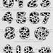 Cow Alphabet SVG Animal Print Font Letters, Number & Symbols Digital ...