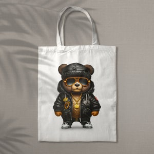 Dope Bear PNG Gangster Teddy Bear Design Digital Download. - Etsy