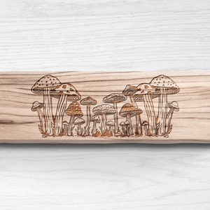 Row of Mushrooms SVG Fungi Clipart Cut File for Cricut Digital Download ...