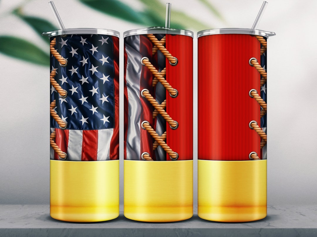 Shotgun Shell Tumbler Wrap PNG 20oz Skinny Tumbler Wrap - Etsy