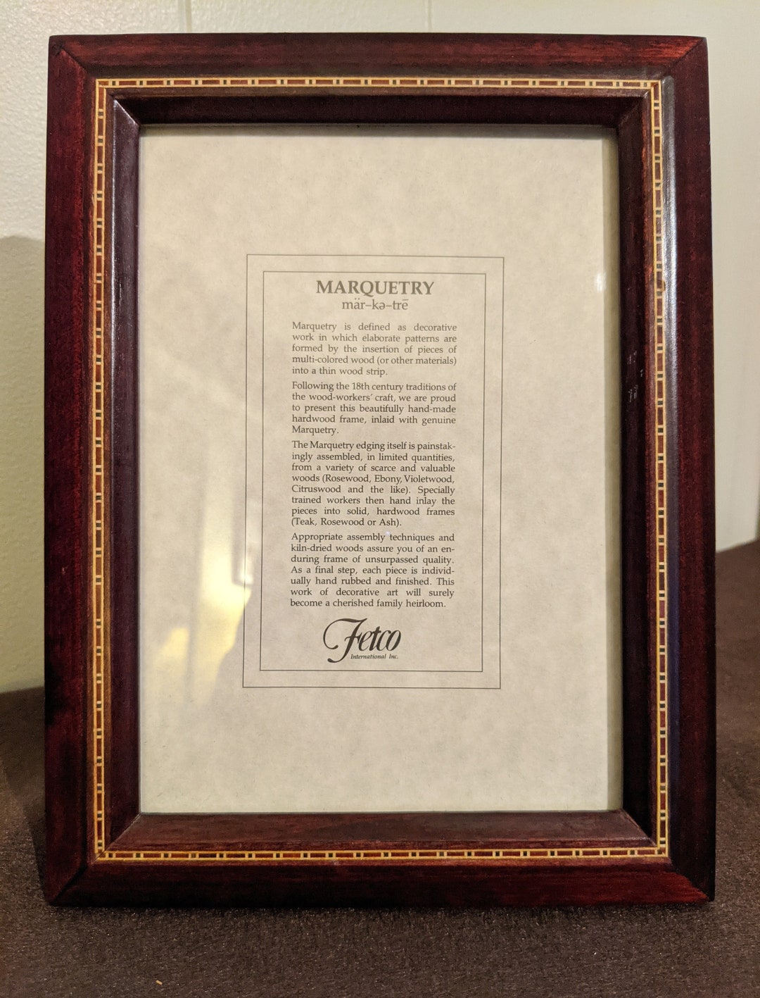 A Wooden Fetco Frame With a Built-in Photo Album - Etsy