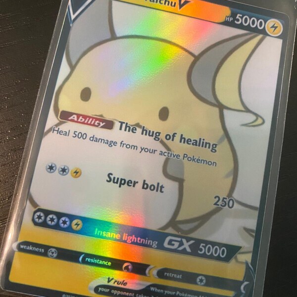Raichu Vmax - Etsy