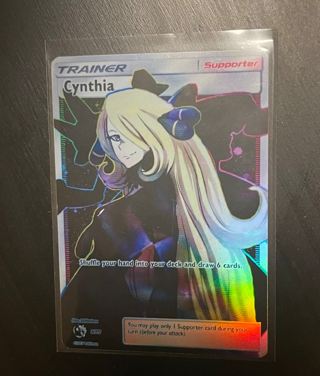 Cynthia Supporter Trainer Pikachu Vmax Gaming Shining Gx Ex M Mega Ultra Pokemon Gx Ex Card ...