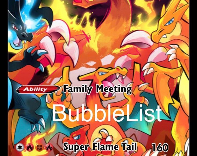 Charizard Team V Pikachu Ash Vmax Family Shining Gx Ex M Mega Ultra ...