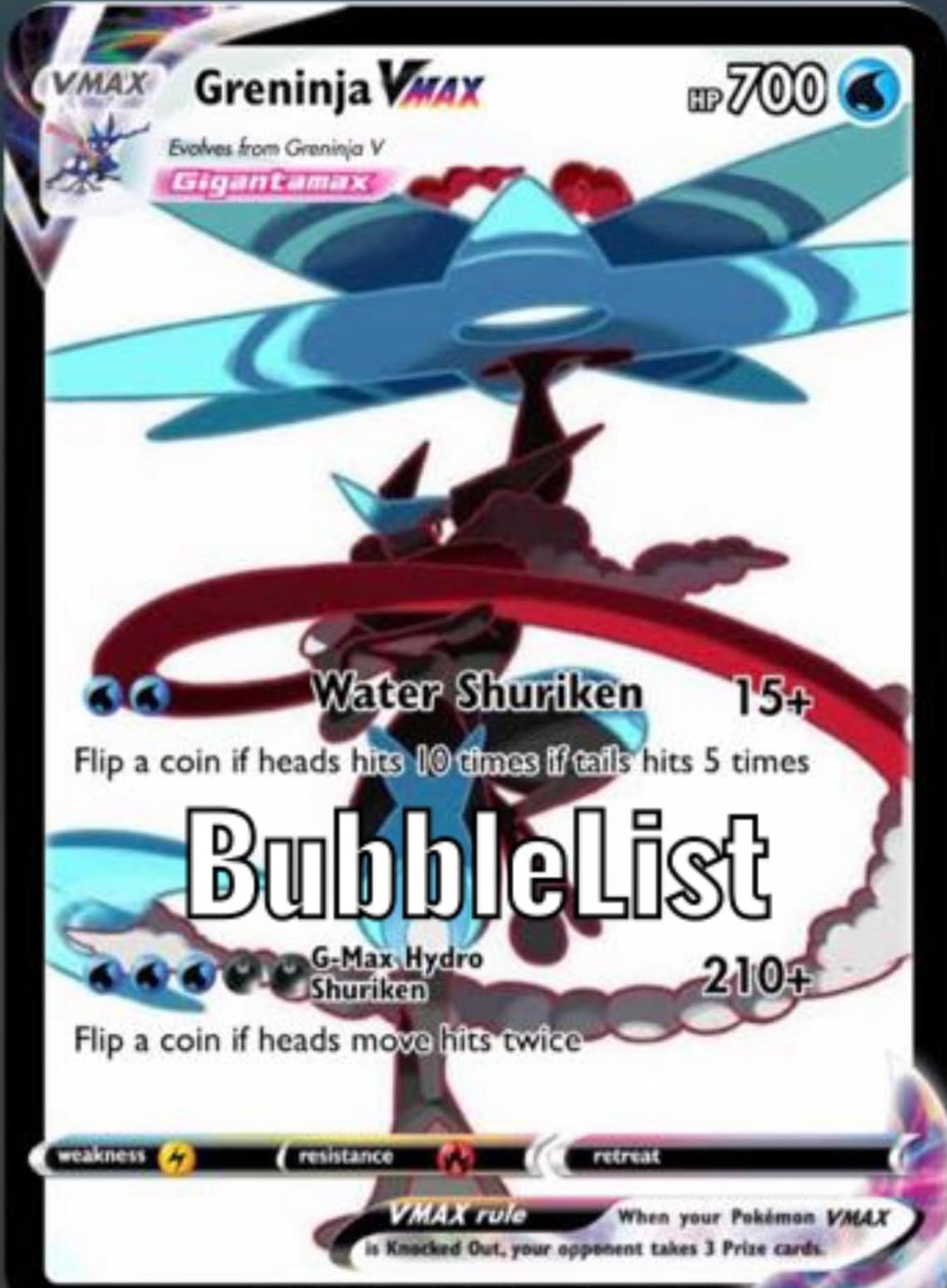 Greninja Vmax Ash Vmax Gaming Shining Gx Ex M Mega Ultra | Etsy