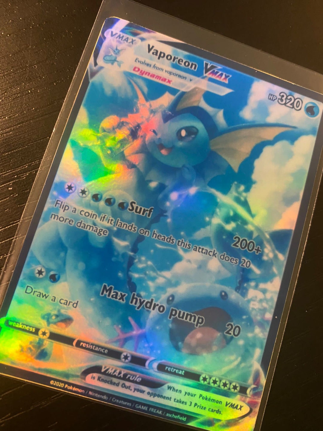 Vaporeon Vmax Pikachu Ash Vmax Gaming Shining Gx Ex M Mega - Etsy