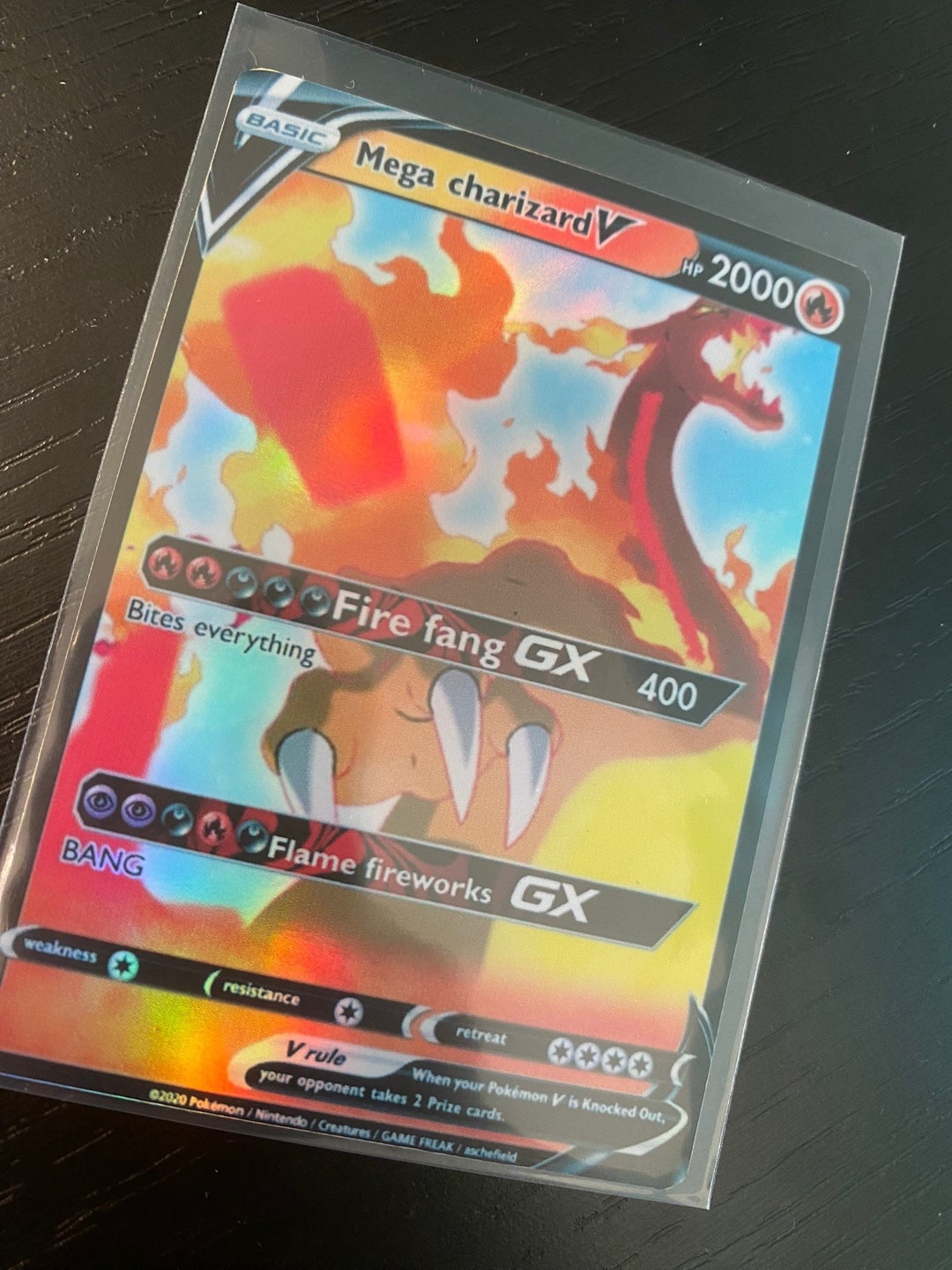 Mega Charizard V Pikachu Ash Vmax Gaming Shining Gx Ex M Mega Ultra ...