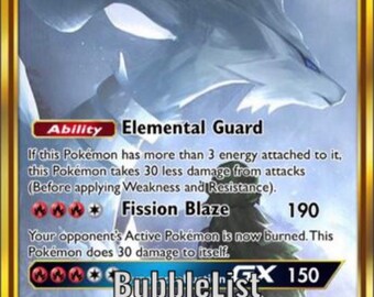 Reshiram Full Art - Etsy