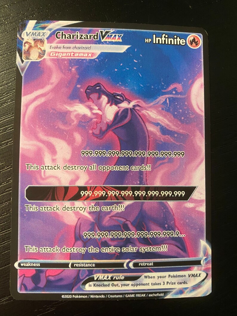 Charizard Team V Pikachu Ash Vmax Gaming Shining Gx Ex M Mega Ultra ...