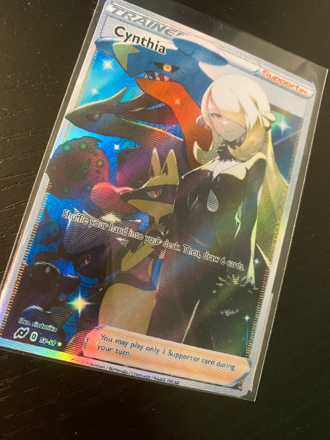 Cynthia Supporter Trainer Pikachu Vmax Gaming Shining Gx Ex M Mega ...