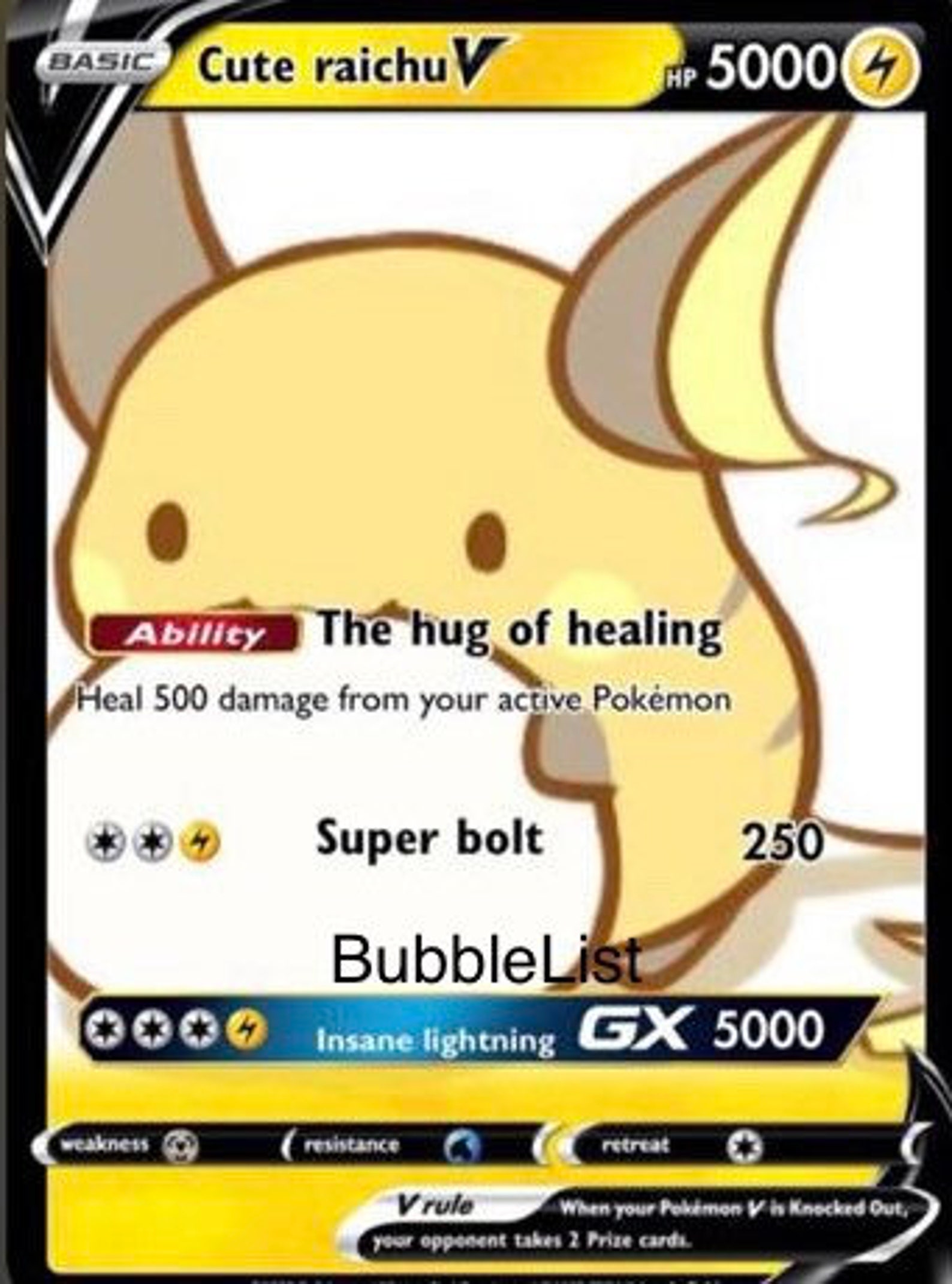 Cute Raichu Team V Pikachu Ash Vmax Gaming Shining Gx Ex M - Etsy
