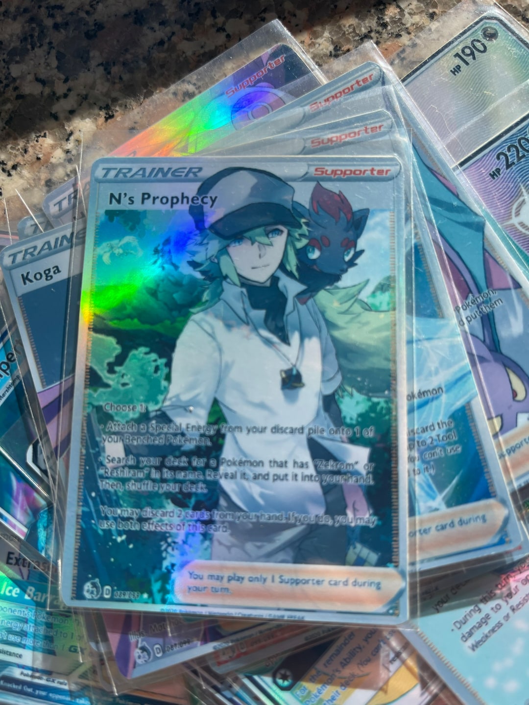 N's Prophecy Trainer Pikachu Vmax Gaming Shining Gx Ex M Mega Ultra ...