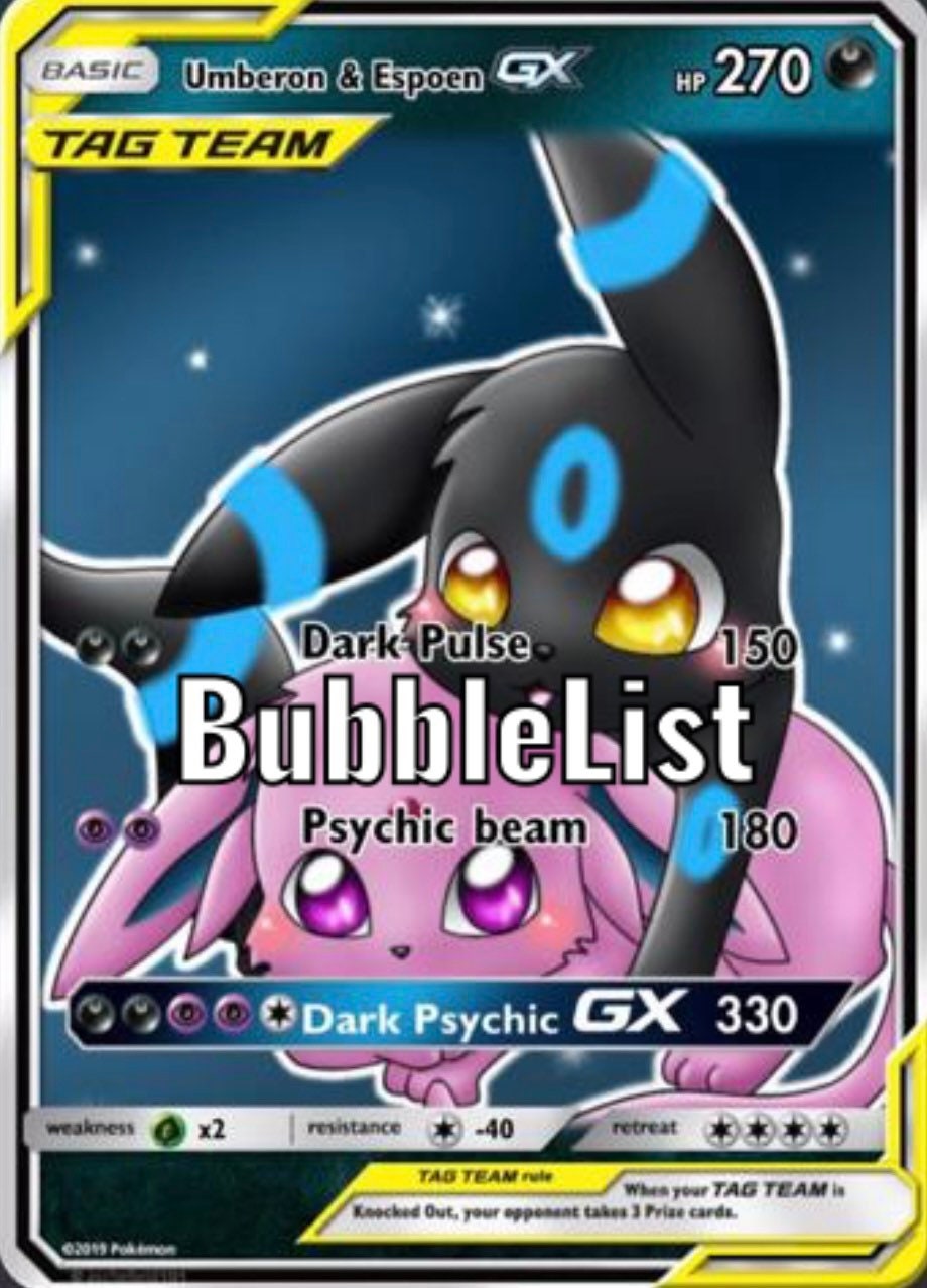 Umbreon Espeon Pikachu Ash Vmax Gaming Shining Gx Ex M Mega Ultra ...