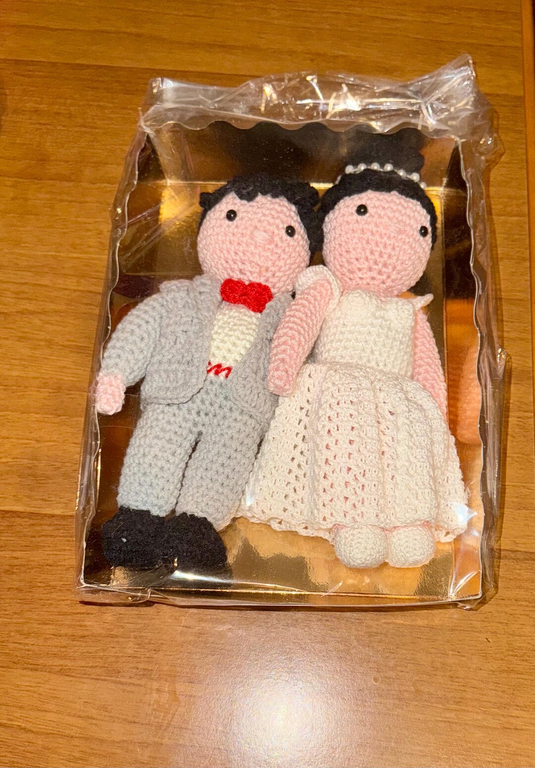 Handmade Crochet Bride and Groom Dolls – Amigurumi Wedding Decoration ...