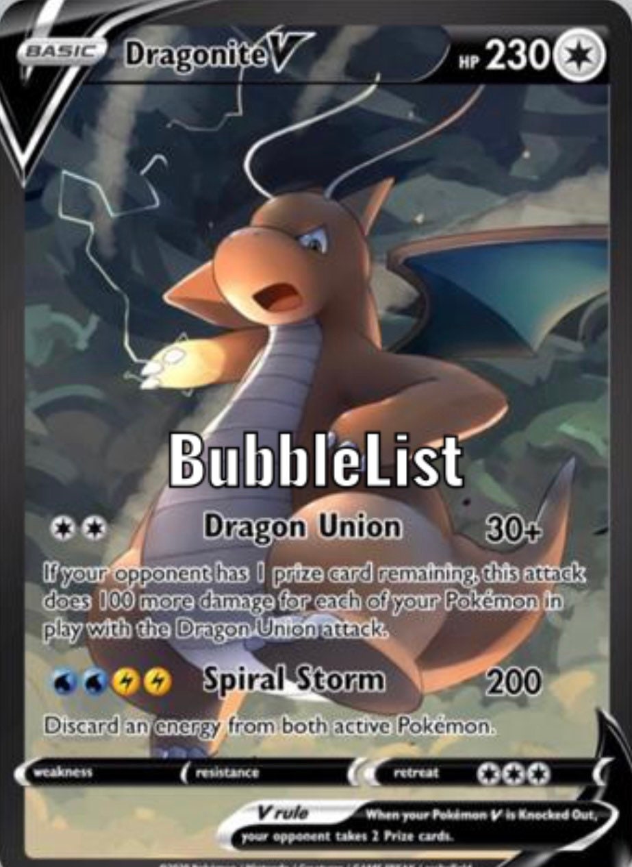 Pokemon Mega Dragonite Card