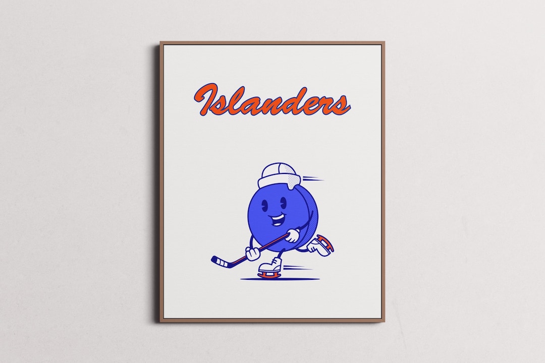 New York Islanders Print | Wall Art | Vintage Poster | Islanders Hockey ...