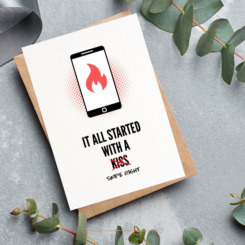 Online Dating Anniversary - Etsy