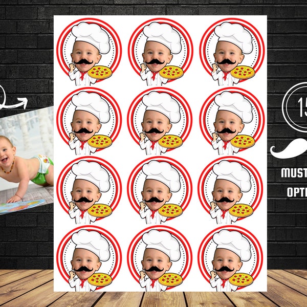 Chef Cupcake Toppers - Etsy