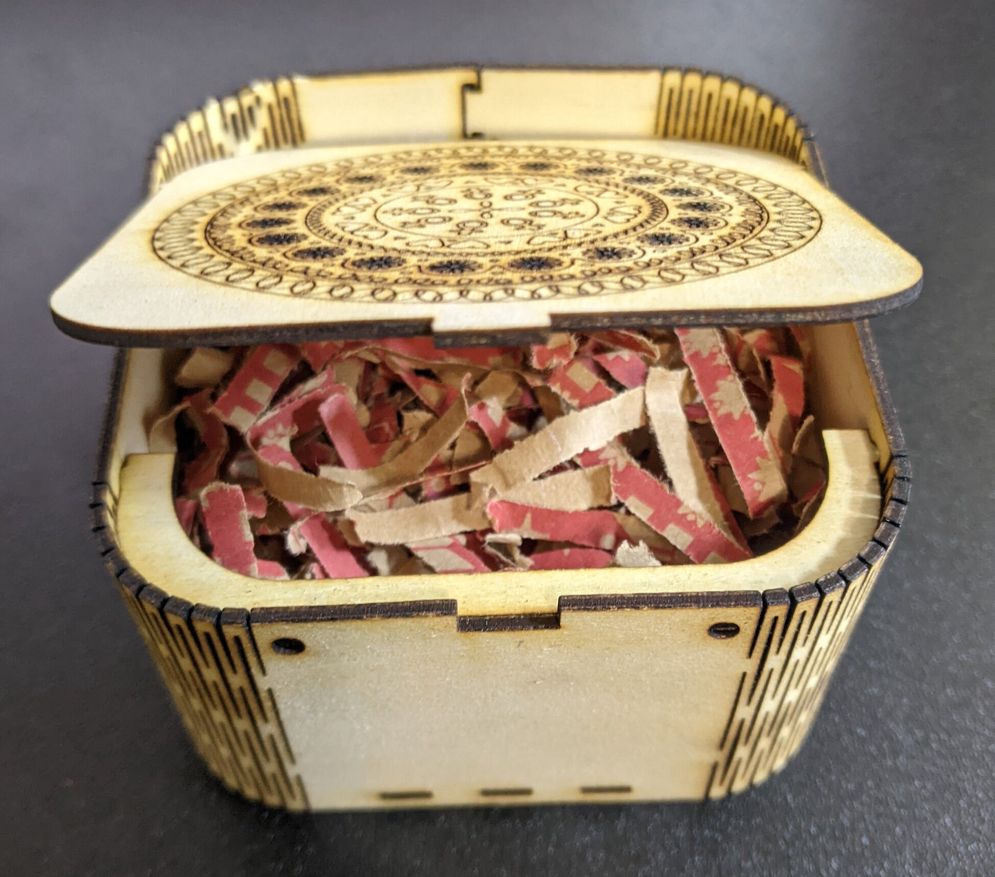 DIY Wooden Box With Mandala Rangoli - DXF, SVG Vector Cut File for ...