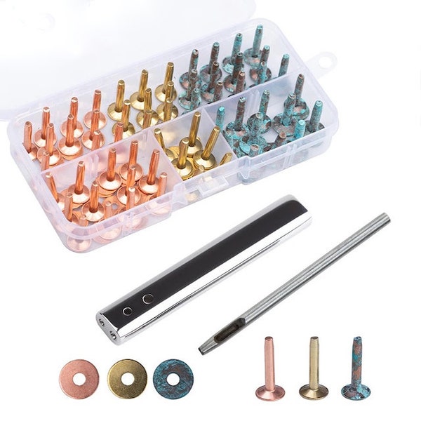 Copper Rivets - Etsy