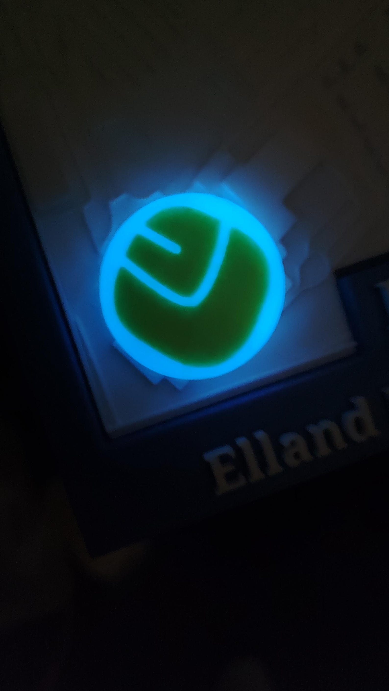 3D Printed Leeds United Elland Road Map | Custom Name Gift | Glow in ...