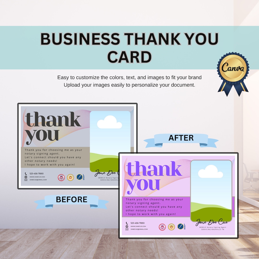 Business Thank You Cards, Appreciation Notes, Package Inserts ...