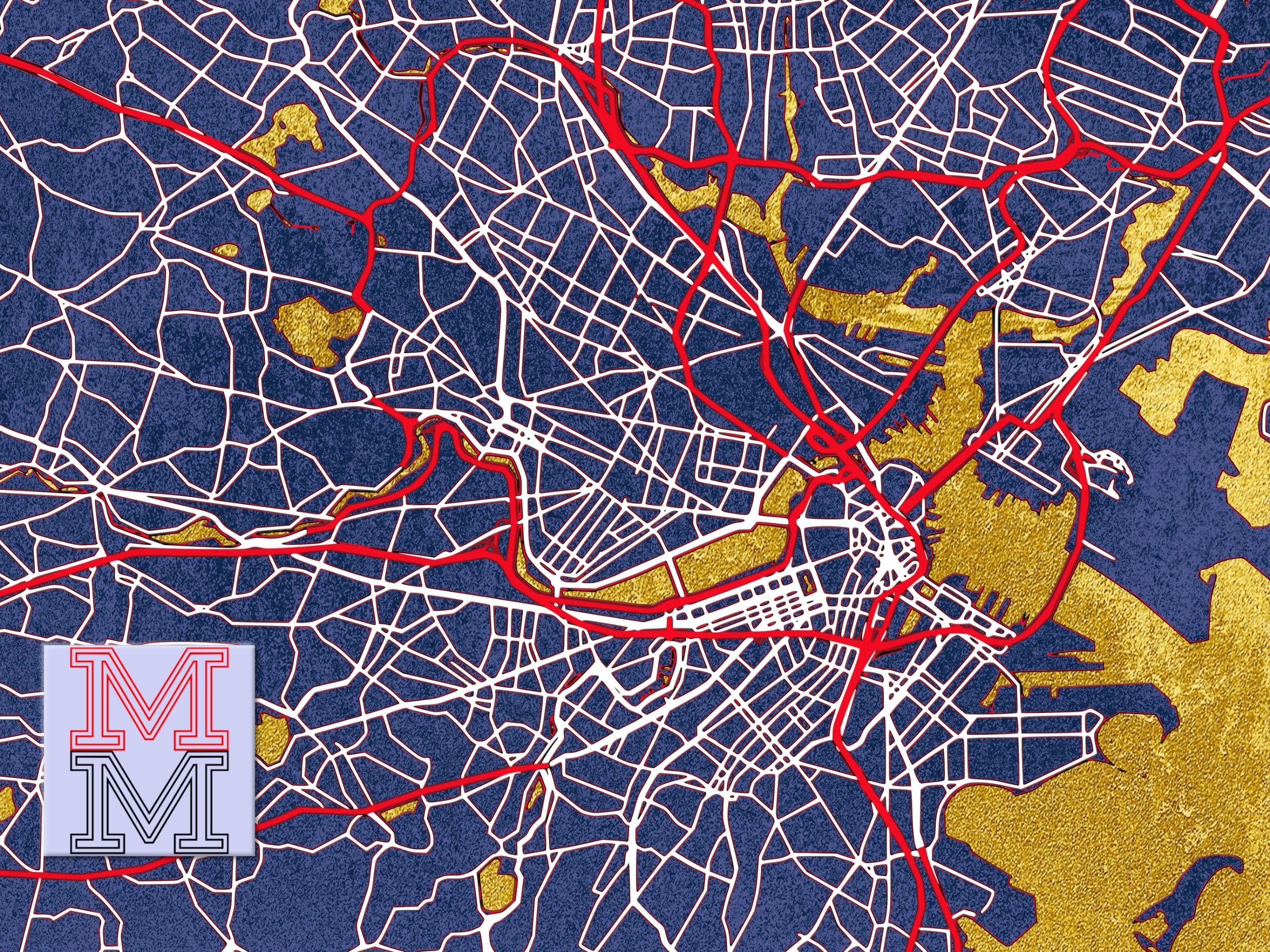 Boston City Street Map USA Art Print Ombre Grunge Texture - Etsy