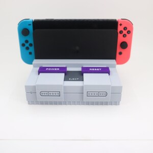 Snes Style Nintendo Switch Dock 90s Retro Inspired Display Stand - Etsy