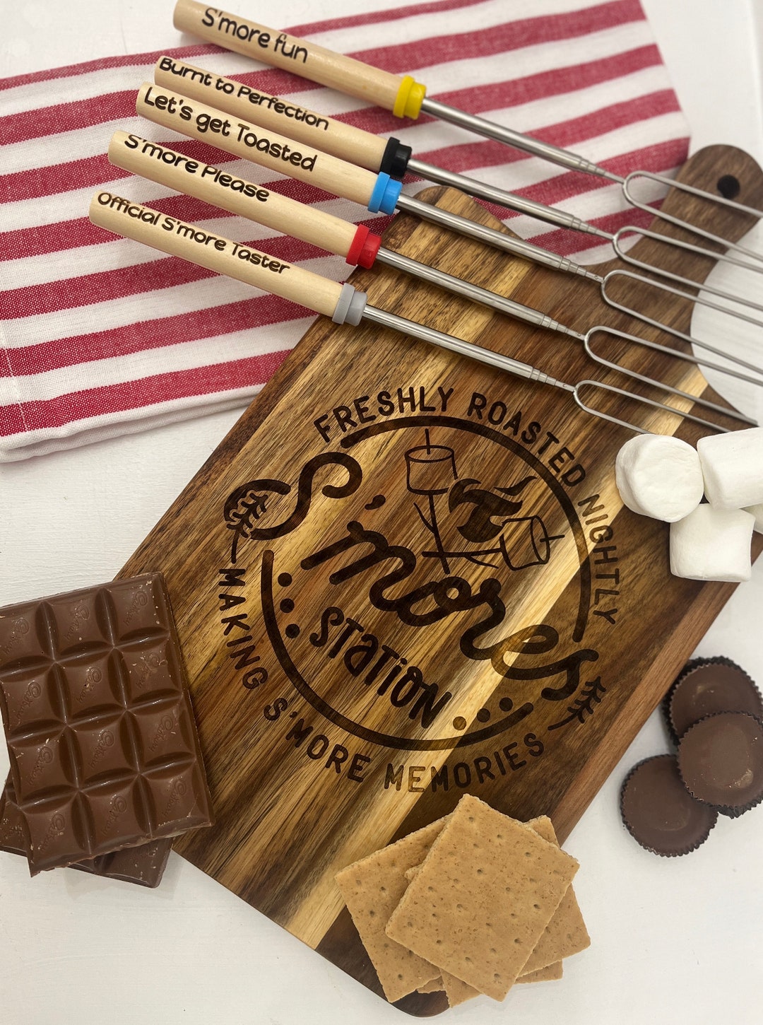 Smores Board Smores Station Smore Charcuterie Board Smore - Etsy