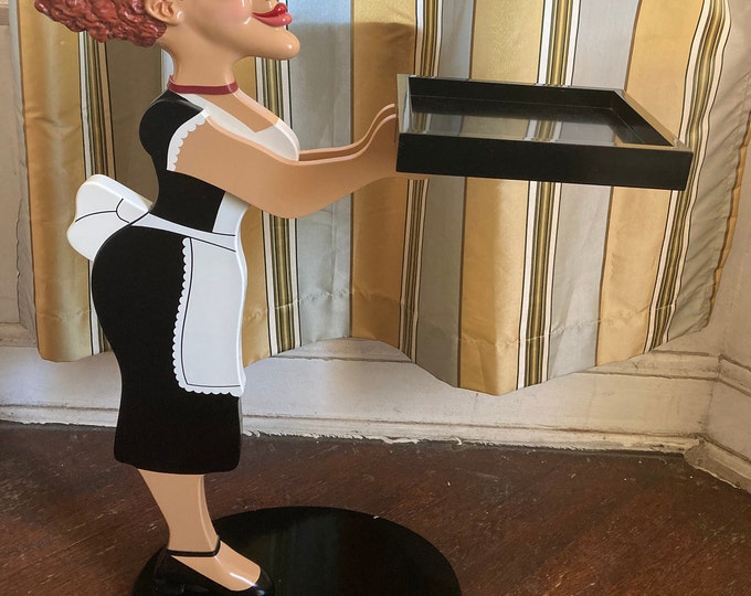 The Bombay Company - Millie the Maid - Serving Tray Stand Side Table - Etsy