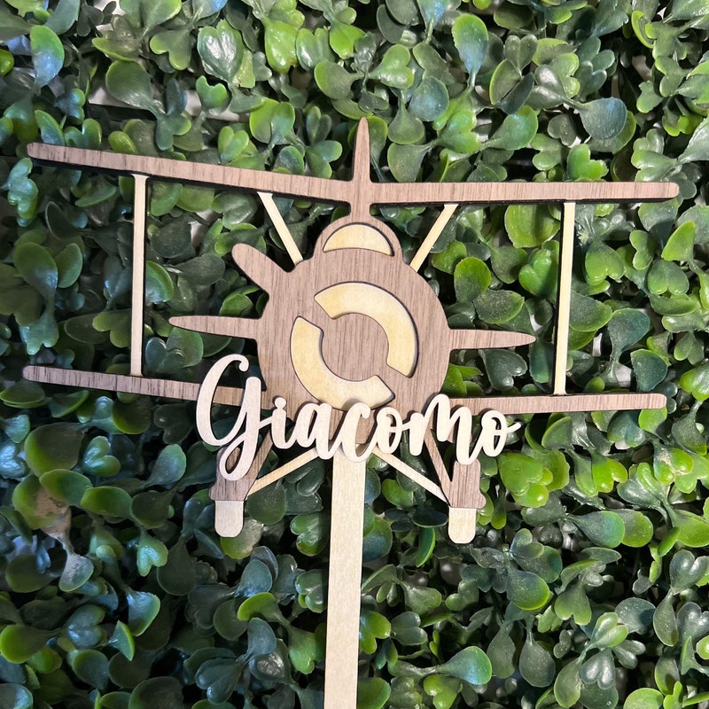 Airplane Cake Topper - Etsy