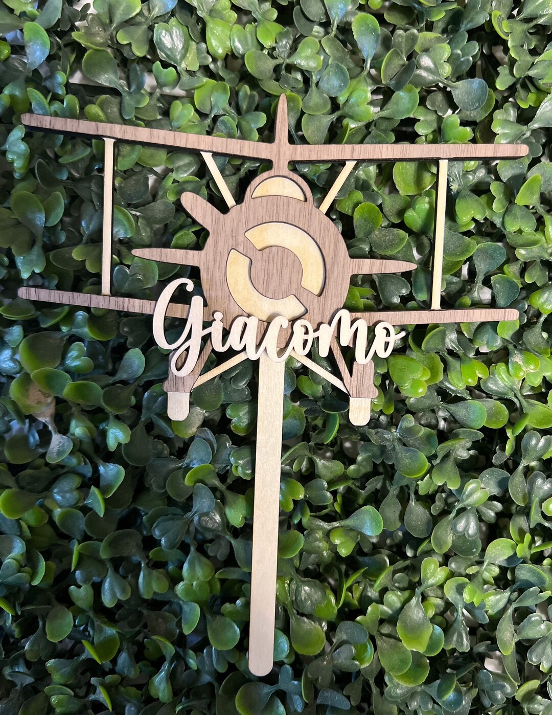 Airplane Cake Topper, Aeroplane Cake Topper, Personalized Cake Topper ...