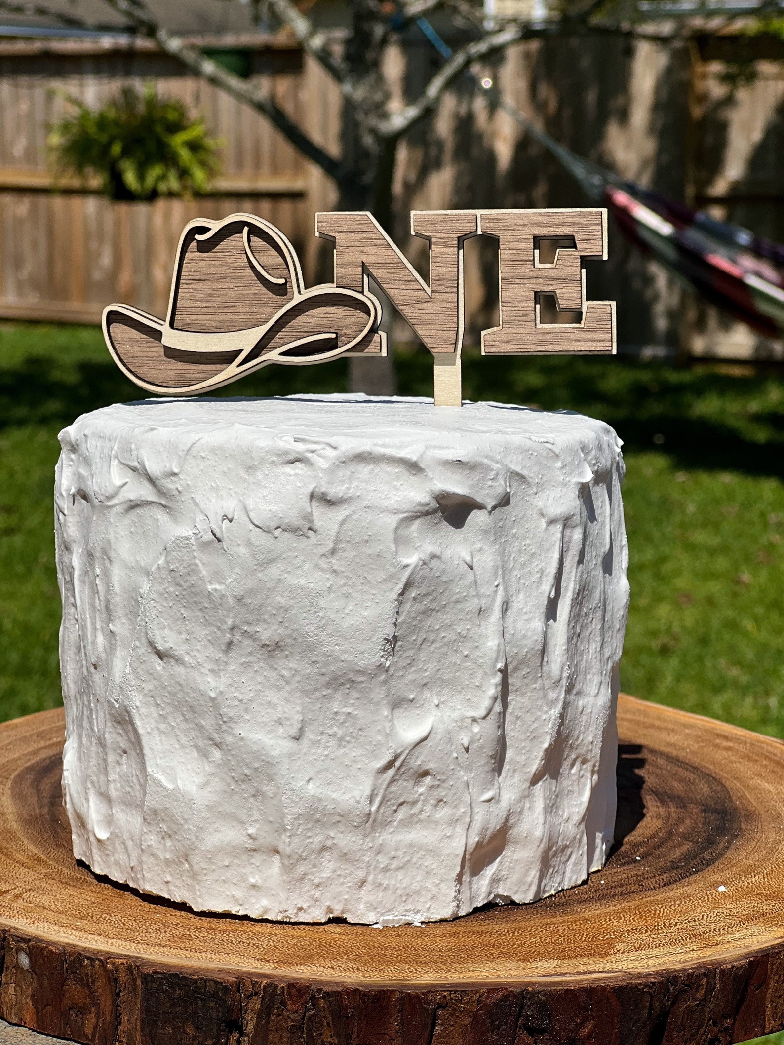 Cowboy Cake Topper, Wood Cake Topper, Cowboy Party, First Birthday Cake ...