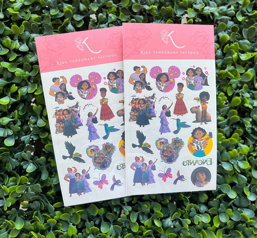 Encanto Kids Temporary Tattoos - Etsy