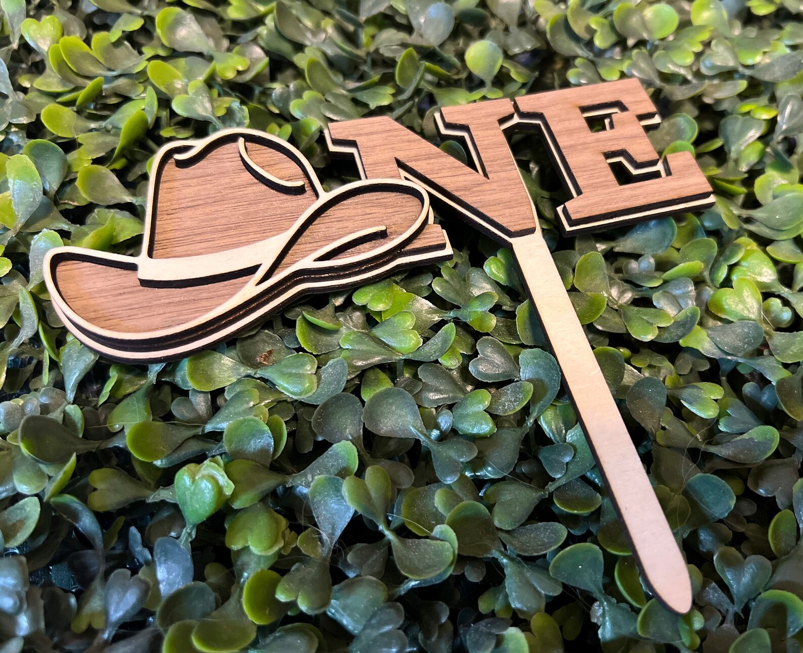 Cowboy Cake Topper, Wood Cake Topper, Cowboy Party, First Birthday Cake ...