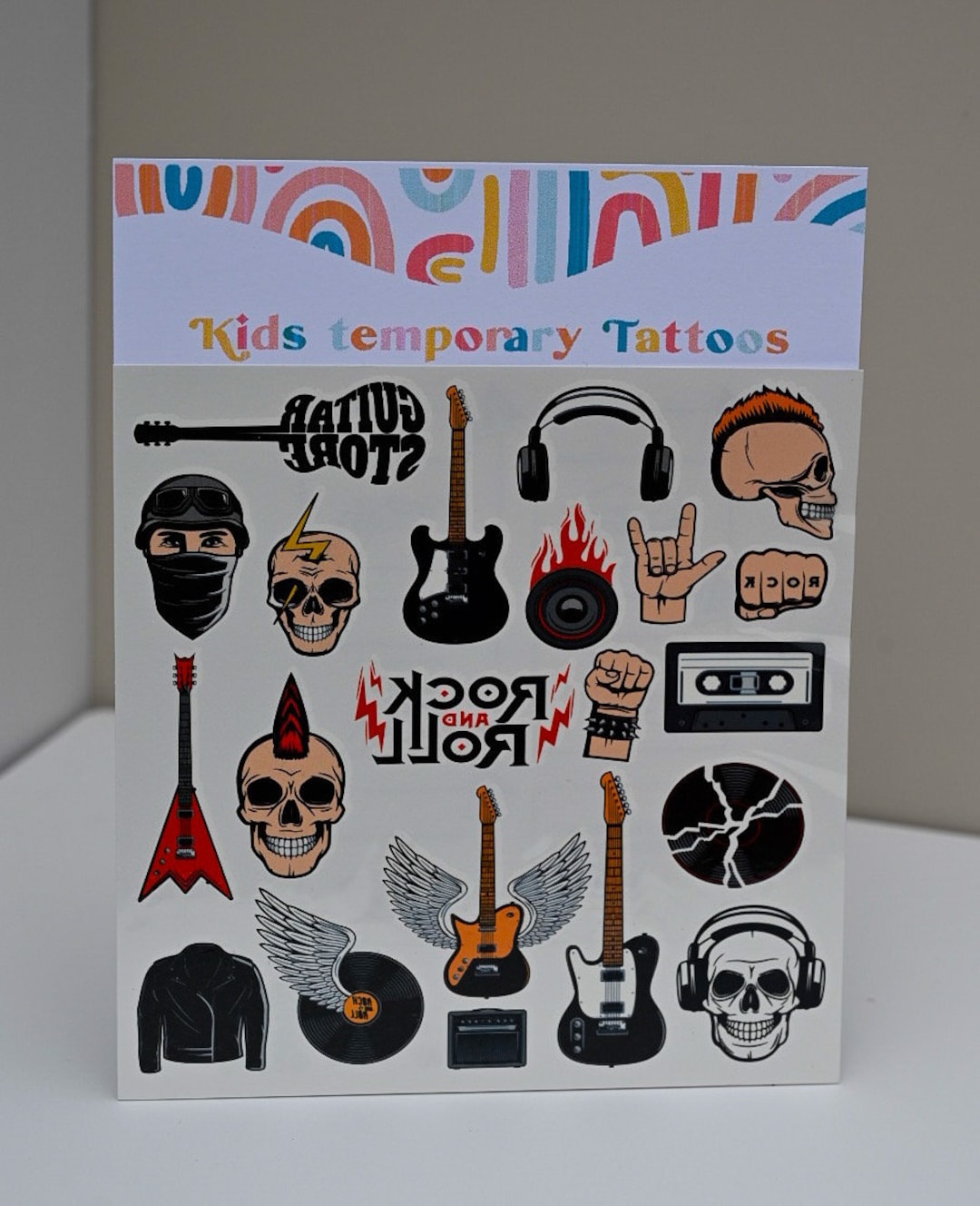 Rock and Roll, Rock Tattoos, Punk Tattoos, Temporary Tattoos - Etsy