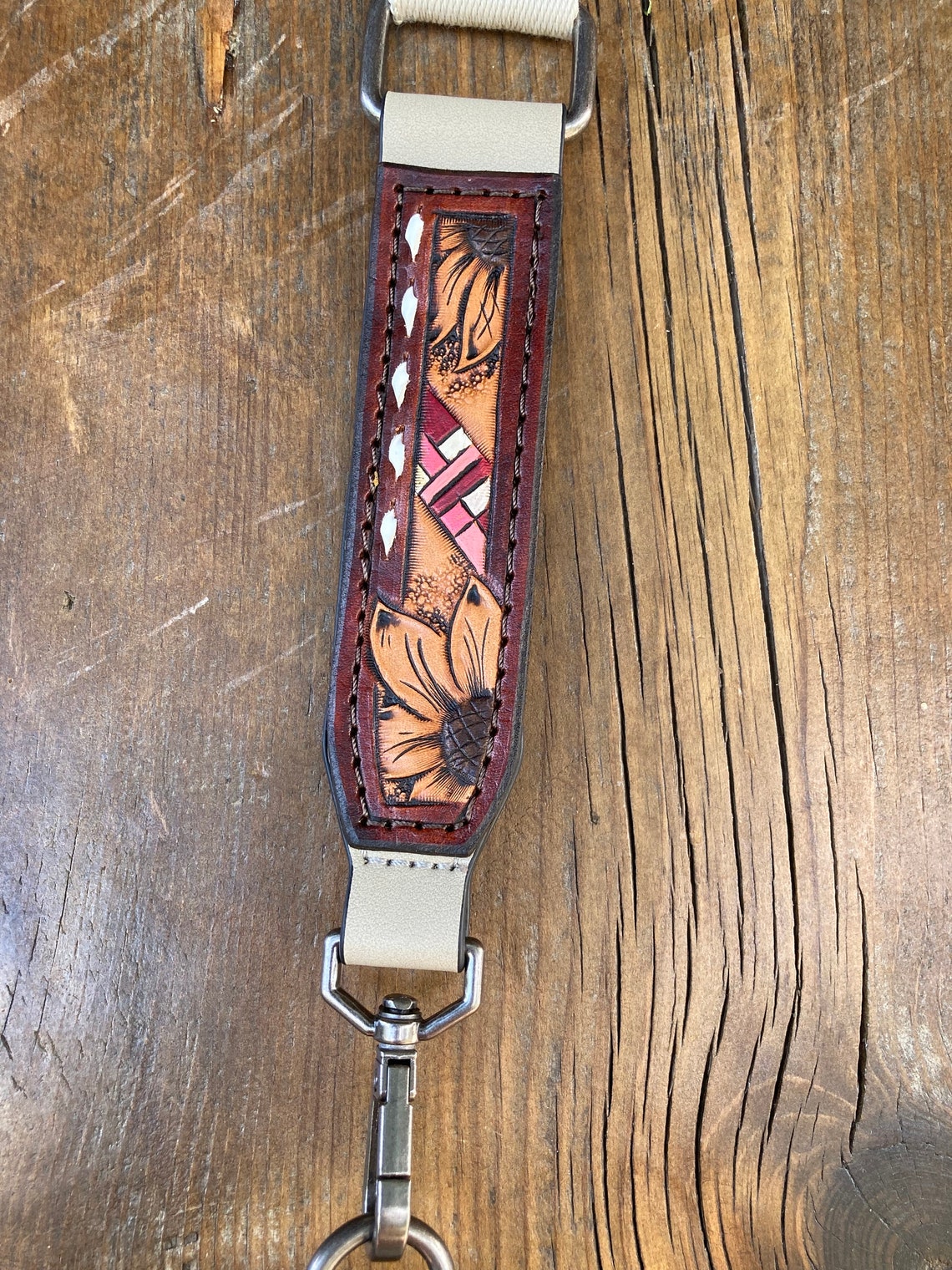 Crossbody Sling Bag/purse With Hand Tooled Leather Patches - Etsy