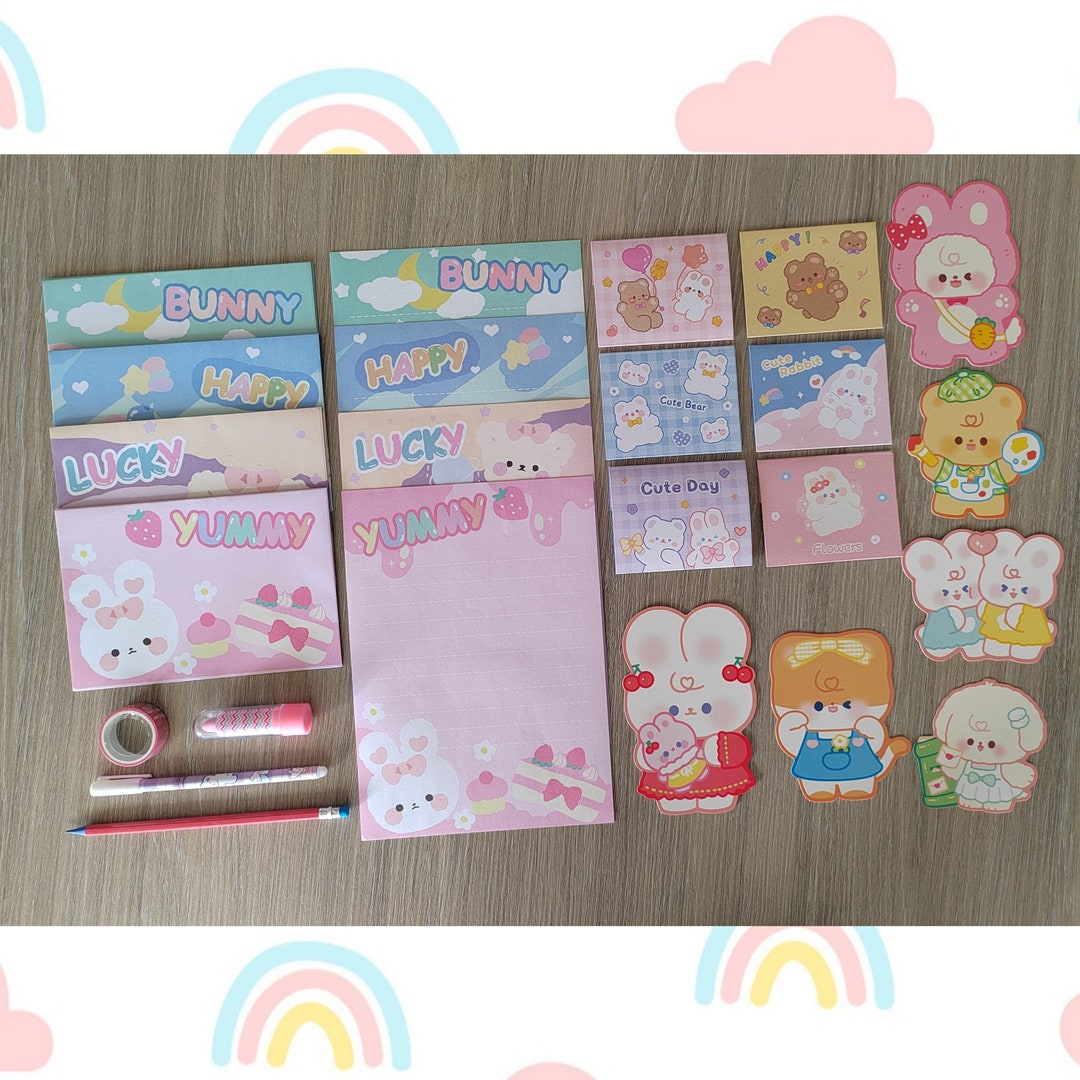 Girl's Letter Set Girl's Writing Set - Etsy