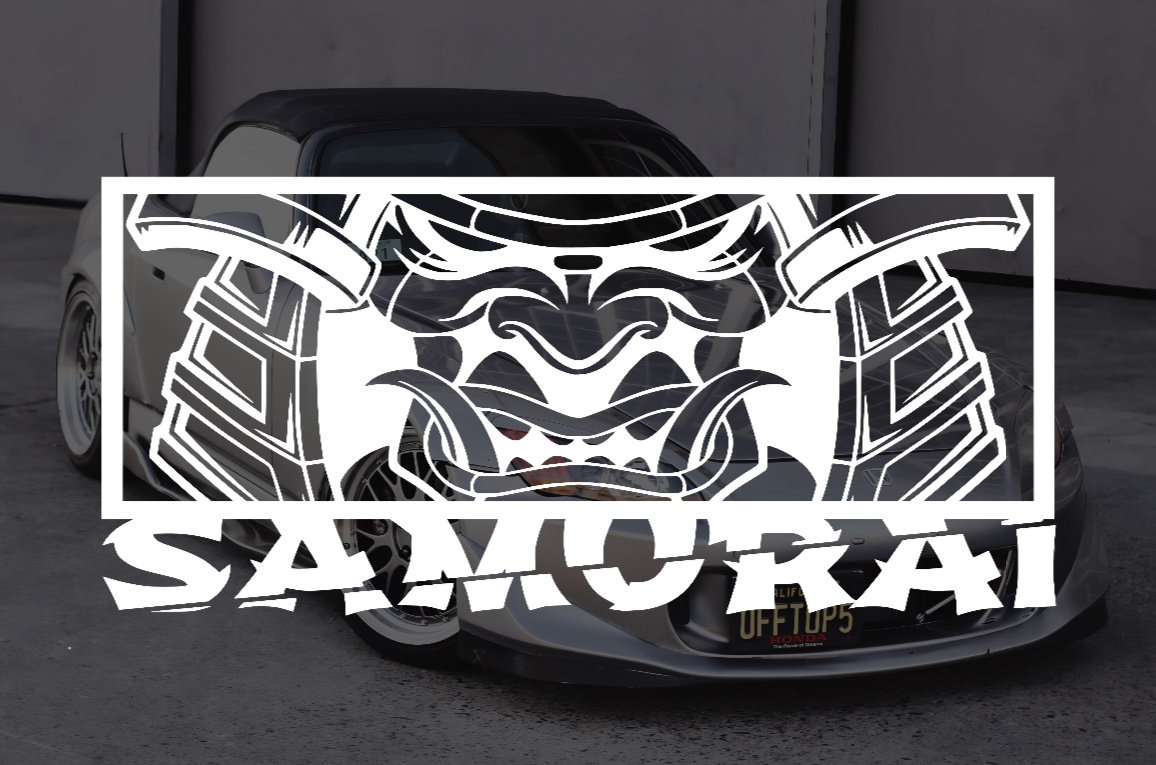 Samurai Decal Bumper Sticker - Etsy