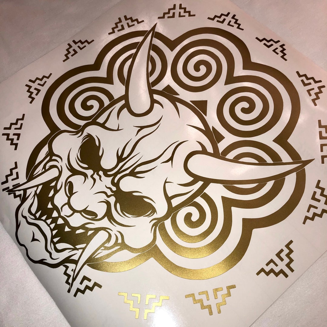 Oni Hannya Japanese Hmong Decal - Etsy