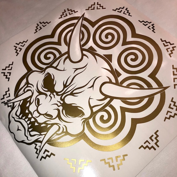 Oni Hannya Japanese Hmong Decal - Etsy