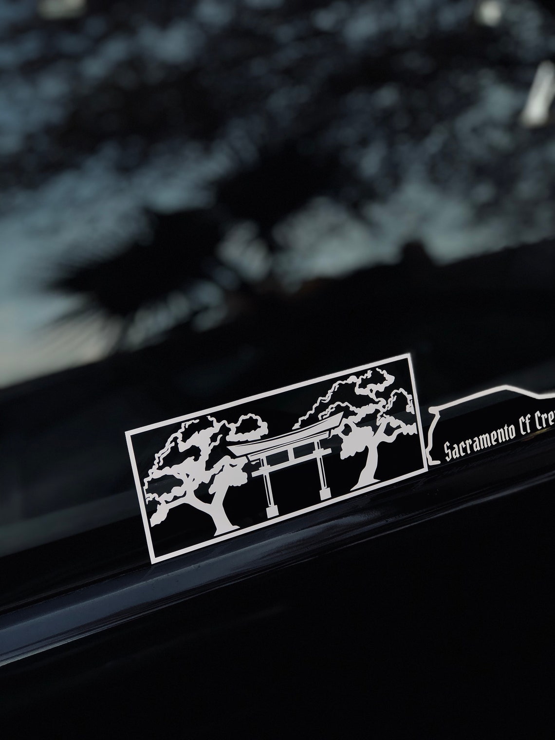 Japanese Tori Gate/ Cherry Blossom Decal Bumper Stickers - Etsy