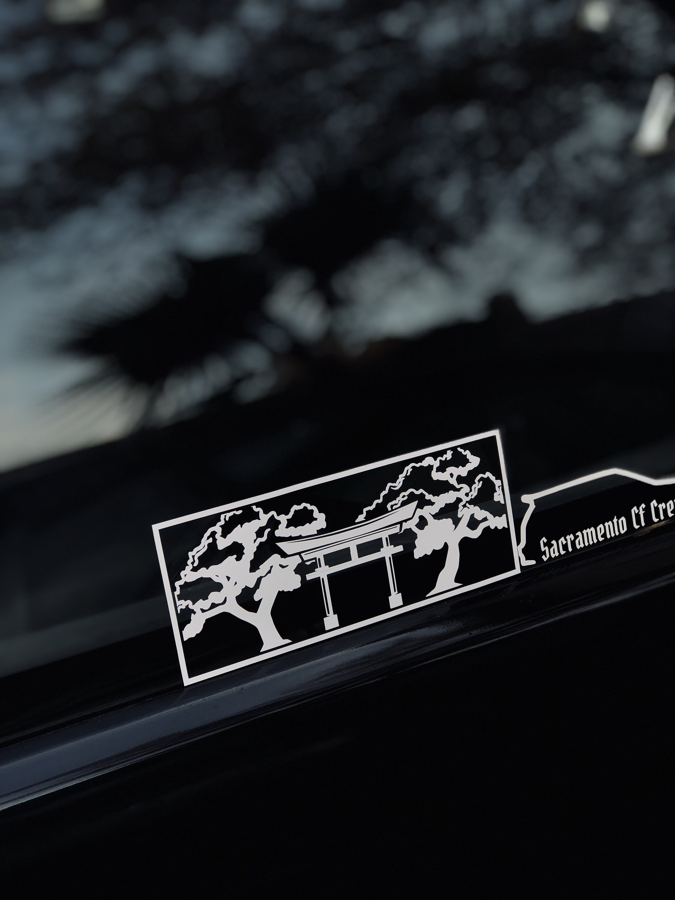 Japanese Tori Gate/ Cherry Blossom Decal Bumper Stickers - Etsy