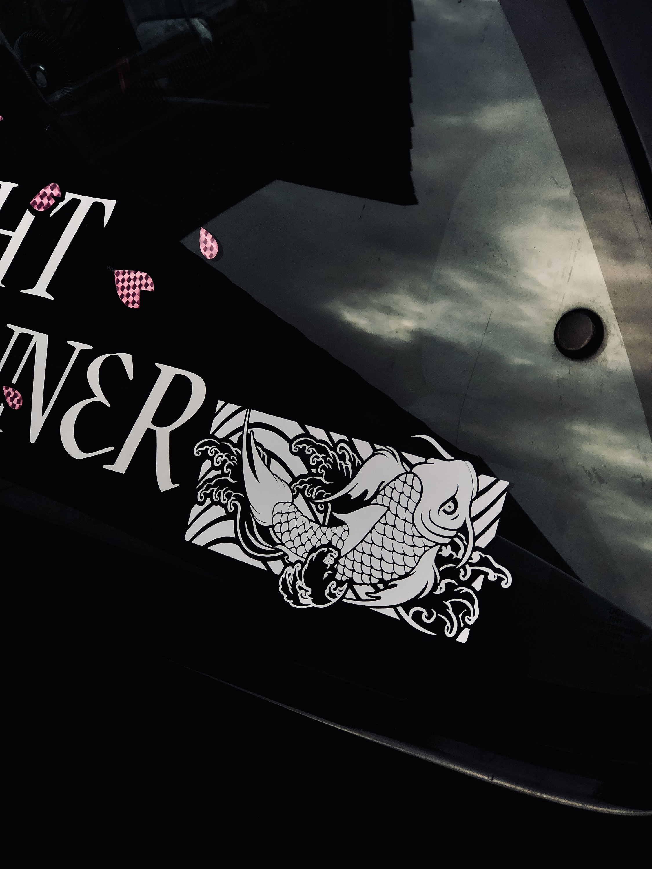 Japanese Koi Fish Decal Bumper Sticker Wave - Etsy