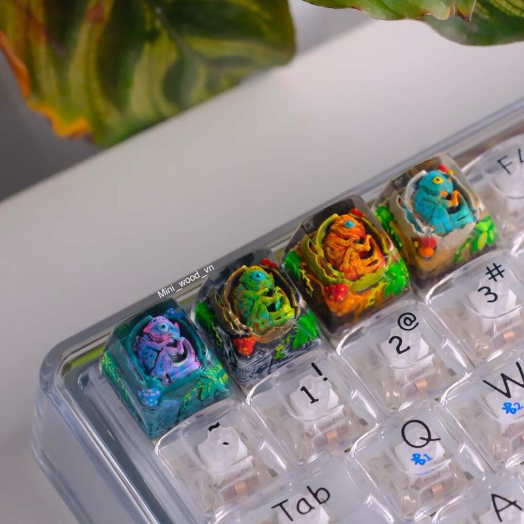 Plastic Dinosaur Keycap.dinosaur Artisan Keycap, Esc Keycap, Custom Keycap, 3d Printed Keycap ...