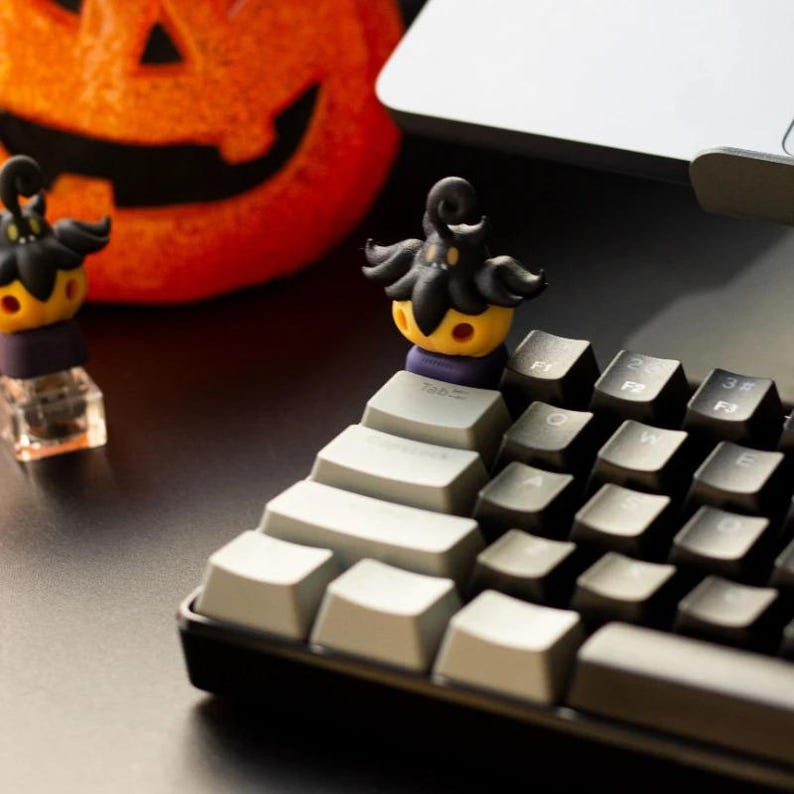 ECHOME Original Anime Keycap Custom Resin Keyboard Caps Halloween Cute ...