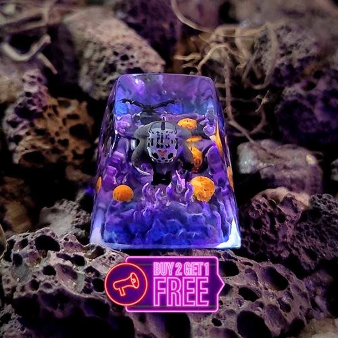 Killer Keycap in the Movie Friday the 13th, Halloween Keycap, Artisan ...